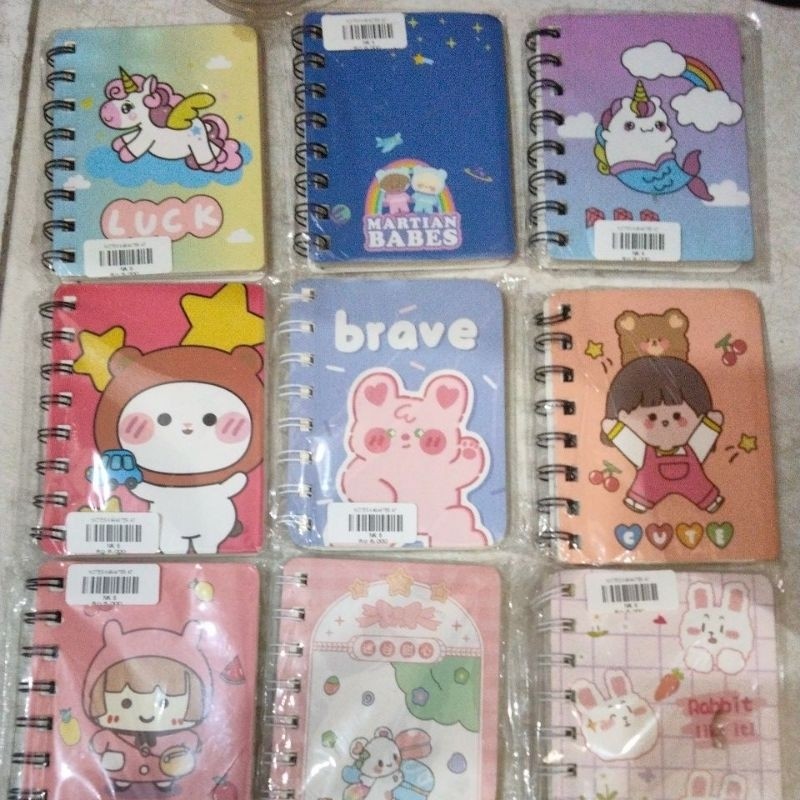 Jual (1pcs) Notes karakter kecil A7 | Shopee Indonesia