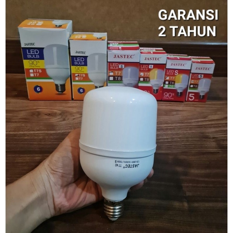 Jual LAMPU LED 40 WATT SUPER JUMBO BERGARANSI TYPE T7S HEMAT ENERGI 90% SUPER TERANG TK-38 ...