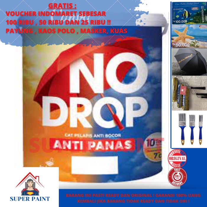 Jual No Drop Nodrop Cat Pelapis Penolak Anti Panas Bocor HeatGard 20KG ...