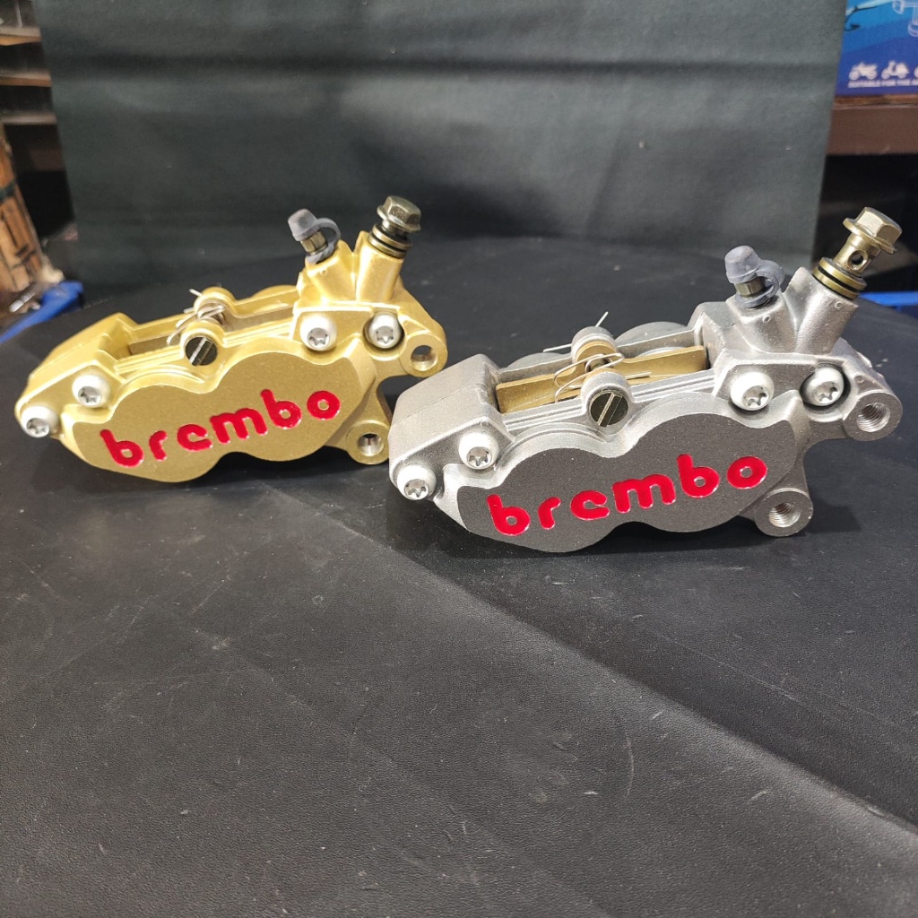 Jual Kaliper Big Pot Monoblock Caliper Big Pot axial Kanan babet 4 piston Universal | Shopee ...