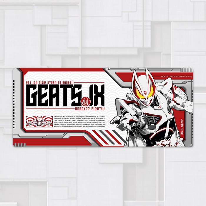 Jual Kamen Rider Geats XI Buffa Tycoon Nago Tokusatsu Deskmat ...