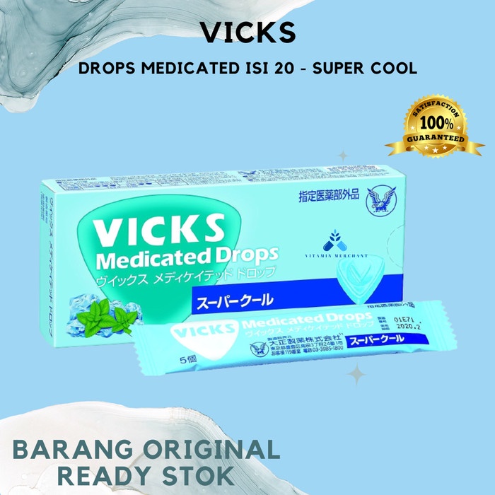 Jual Taisho Vicks Drops Medicated / Permen Tenggorokan JAPAN - Super ...