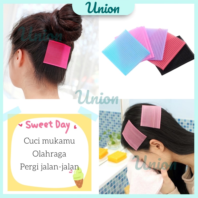 Jual UM Jepit Poni Magic Hair Penahan / Bando Poni Hair Velcro / Rambut Jepit Anak Jepitan Pin ...