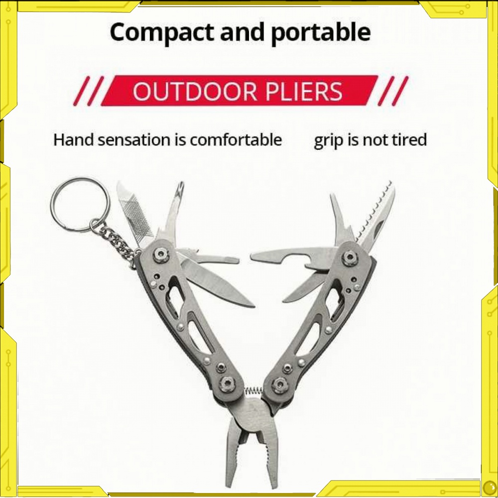 Jual Tang Lipat Multifungsi Survival Multi-Tools EDC Pliers 12 in 1 ...