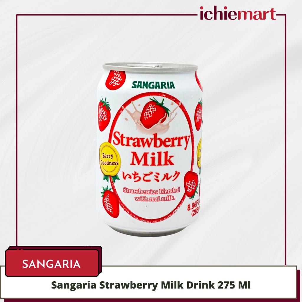 Jual Sangaria Strawberry Milk Drink 275 Ml | Shopee Indonesia