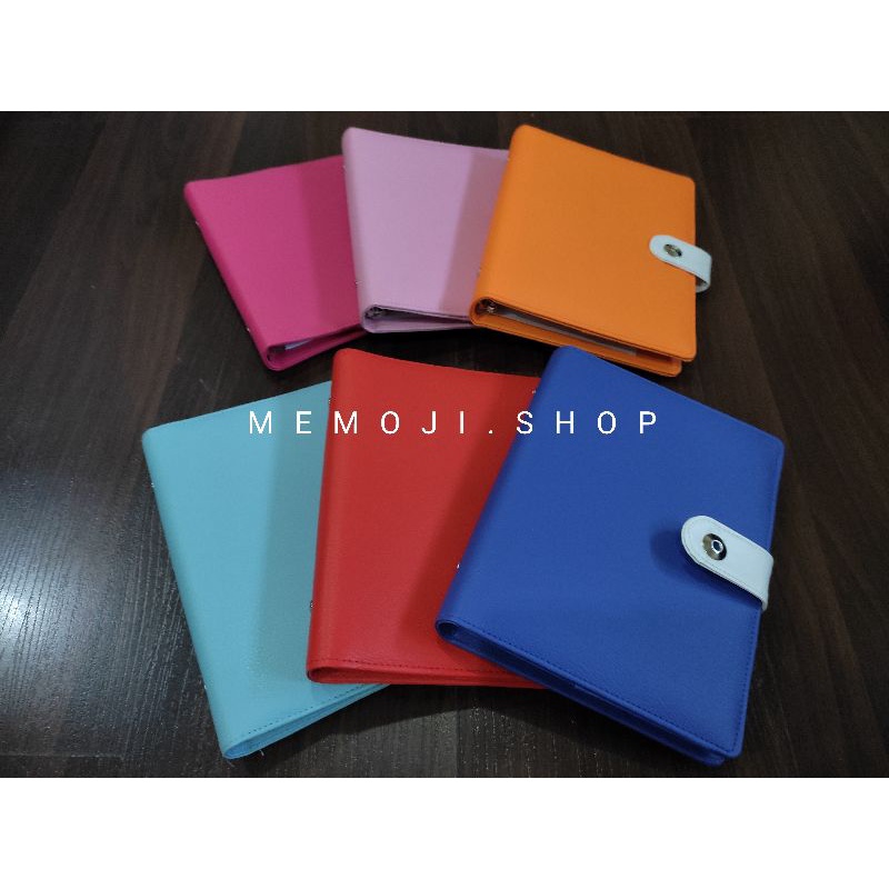 Jual Map Binder Kancing Kulit Warna A5 | Shopee Indonesia