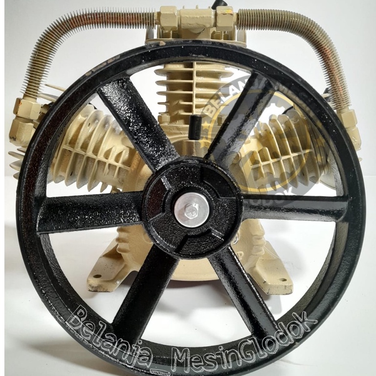 Jual Bare Air Compressor 5,5 HP 2 Piston / Kepala Kompresor Head pump 5 ...