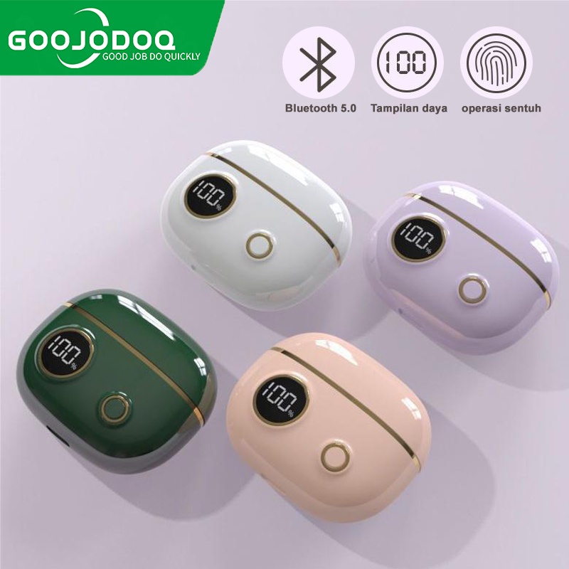 Jual GOOJODOQ Earphone Bluetooth Wireless, IPX5 TWS Hi-Fi Stereo Earbuds | Shopee Indonesia