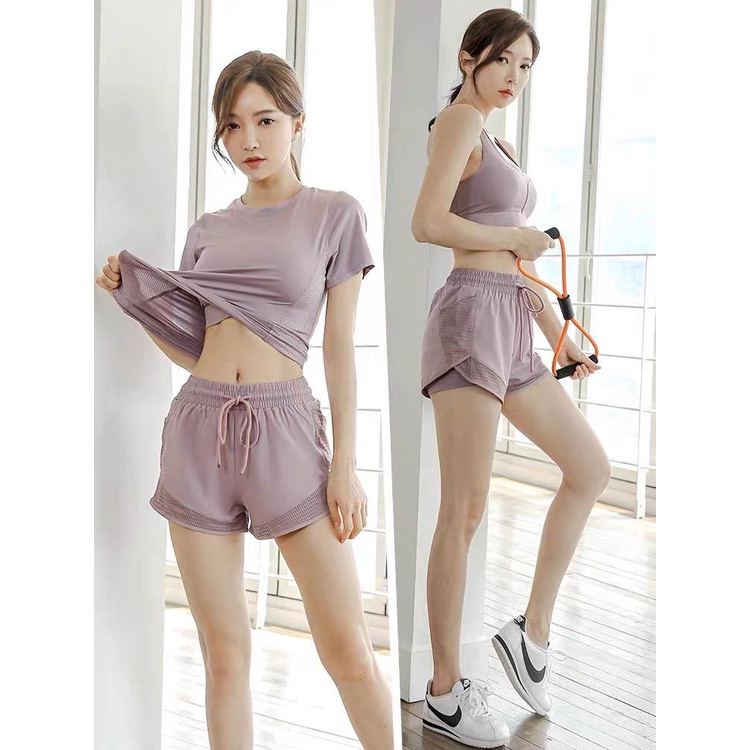 Jual HD - Celana Pendek Wanita Sport Shorts Celana Olahraga Wanita Yoga Fitness Gym CSP02 ...