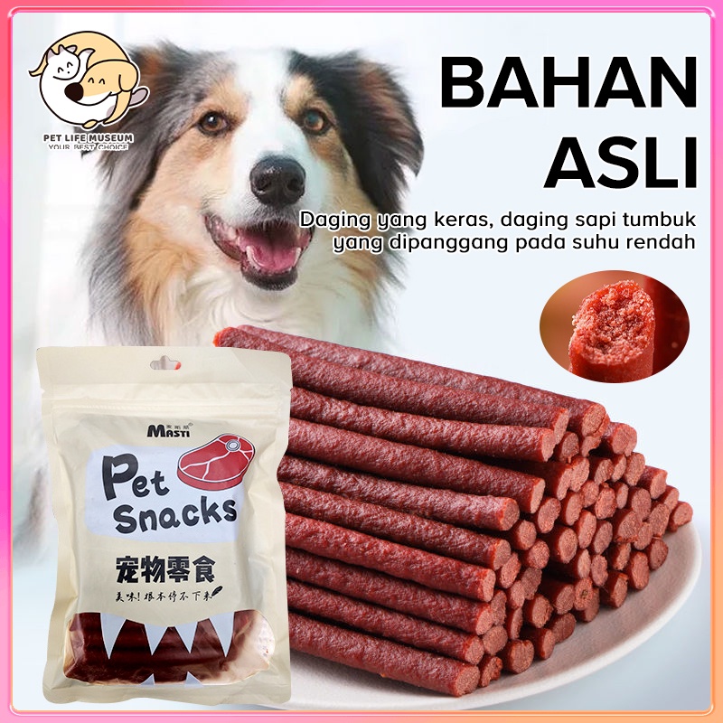 Jual Makanan kucing Makanan anjing Strip Daging Sapi Snack Hewan ...