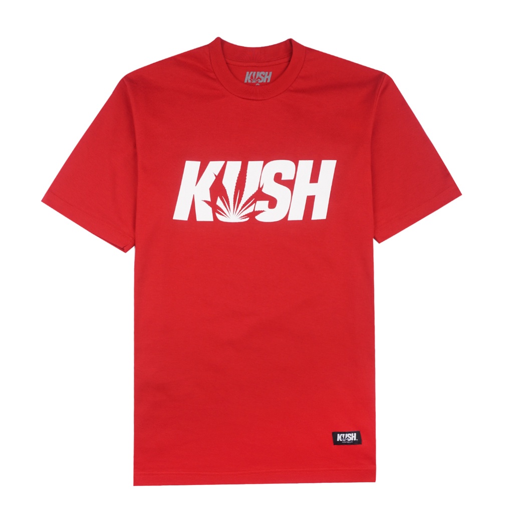Jual Kaus Katun 100% KUSH Co. OG LOGO Putih (Merah) | Shopee Indonesia