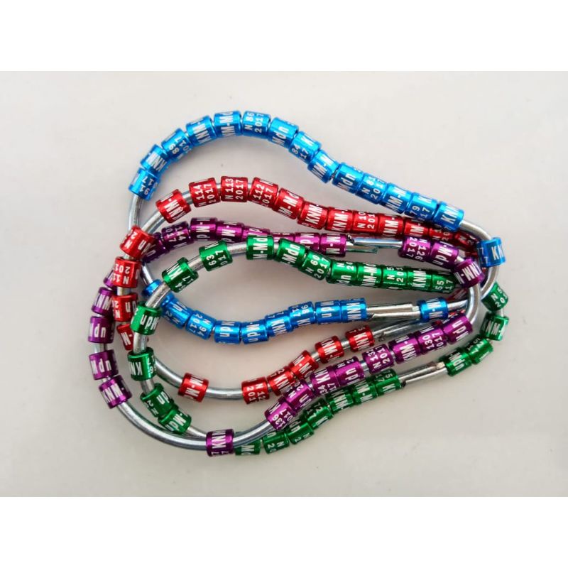 Jual RING SAMPEL UKURAN 2,5 SUDAH ADA NAMA COCOK UNTUK BURUNG FINCH ...