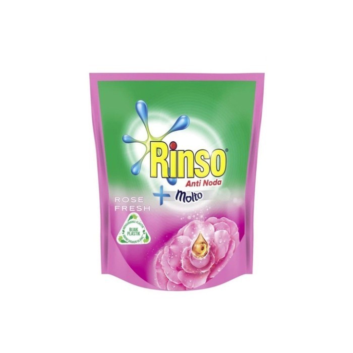 Jual Rinso Molto Deterjen Cair Rose Fresh Liquid Detergent Refill 1.65l ...