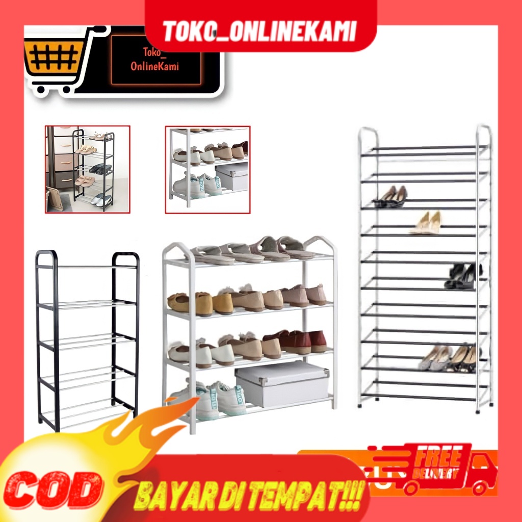 Jual Rak Sepatu Informa 4Tingkat/5Tingkat/10Tingkat/Rak Sepatu Susun ...