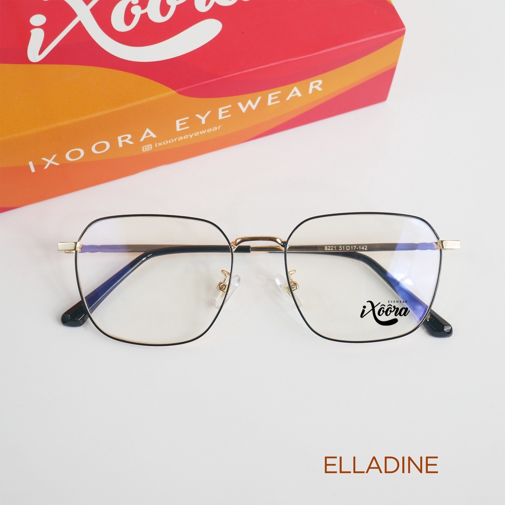 Jual Frame Kacamata Anti Radiasi Ixoora Elladine Pria Wanita | Shopee Indonesia