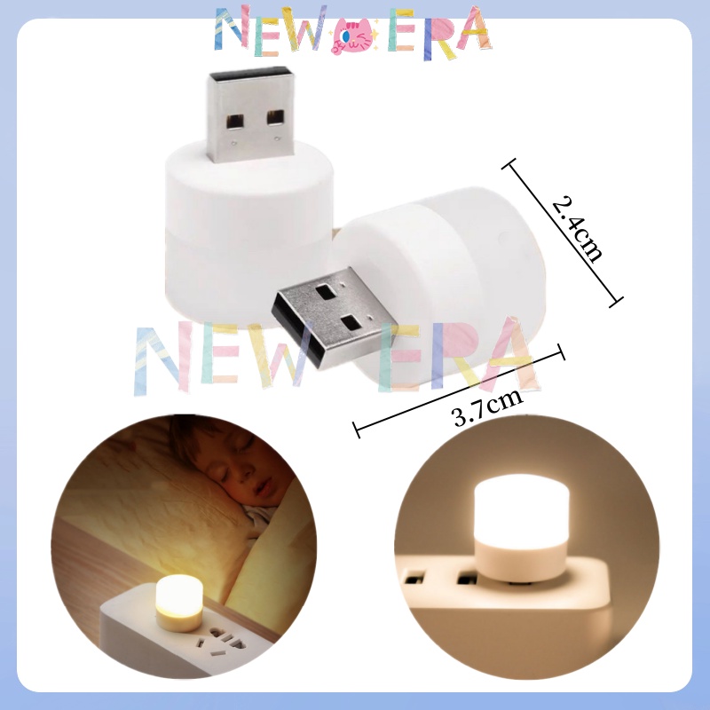 Jual NewEra Lampu Tidur LED Mini USB Lampu Mini LED USB Portable Kecil Tidur Belajar Emergency ...
