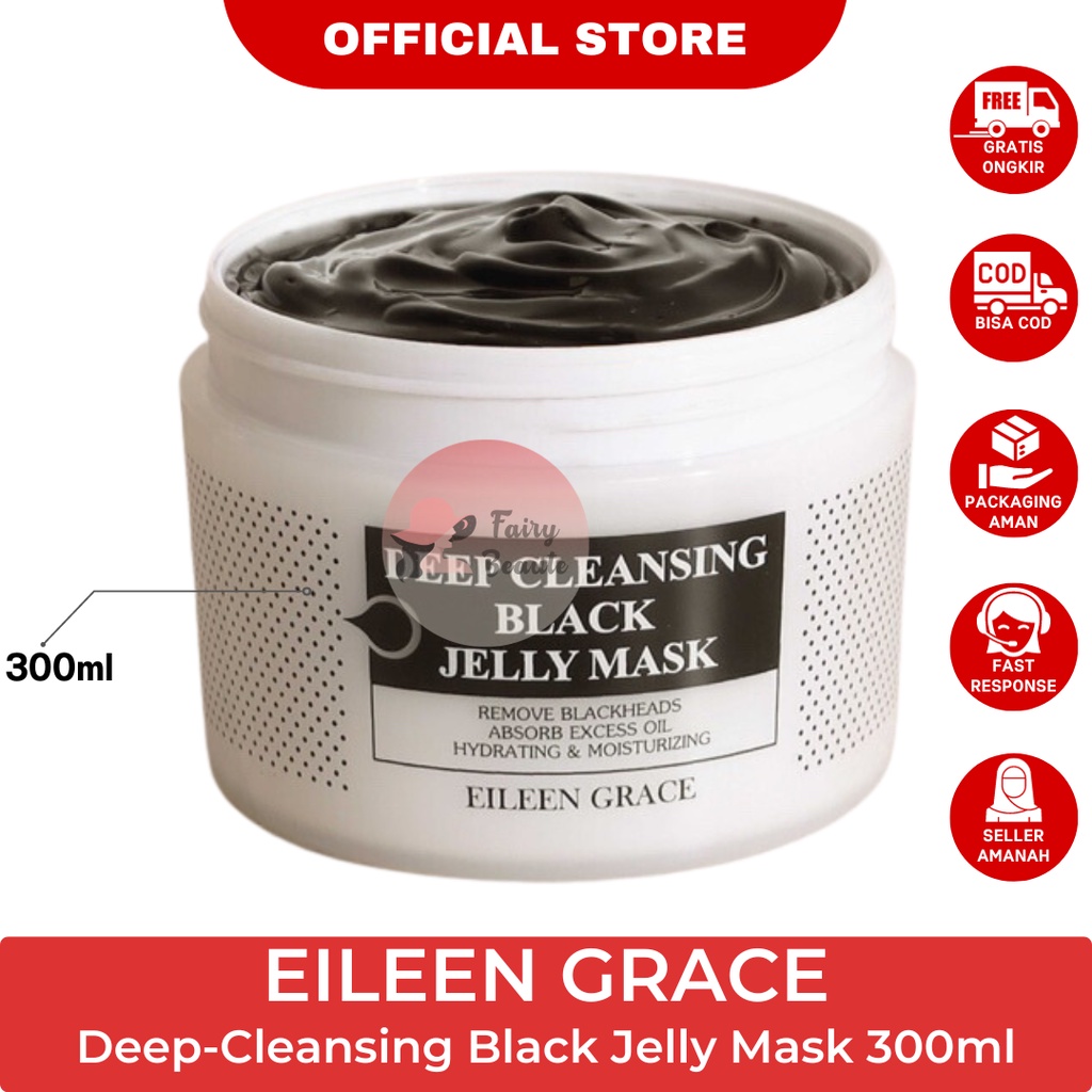 Jual EILEEN GRACE - Deep-Cleansing Black Jelly Mask 300ml original ...