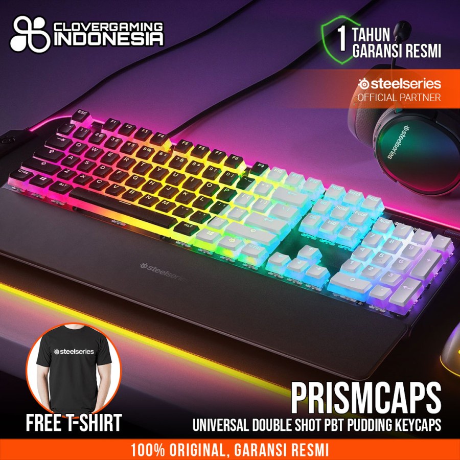 Jual Steelseries Prismcaps Universal Double Shot PBT Pudding Keycaps | Shopee Indonesia