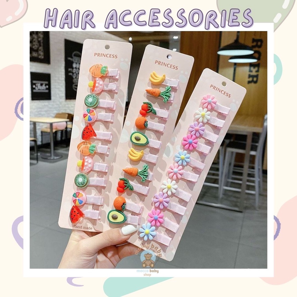 Jual NUZ PUNCAK 11.11 moccababy - JEPIT RAMBUT MINI TONE 10PCS / Set ...