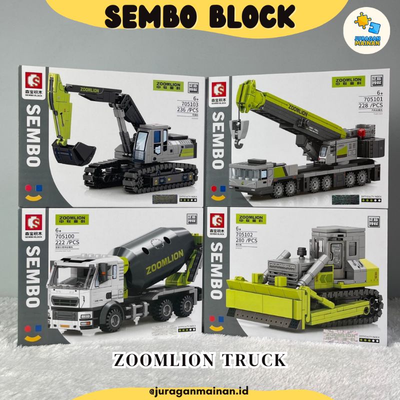 Jual COD SEMBO BLOCKS Zoomlion Truck Series - Bricks brick block ...