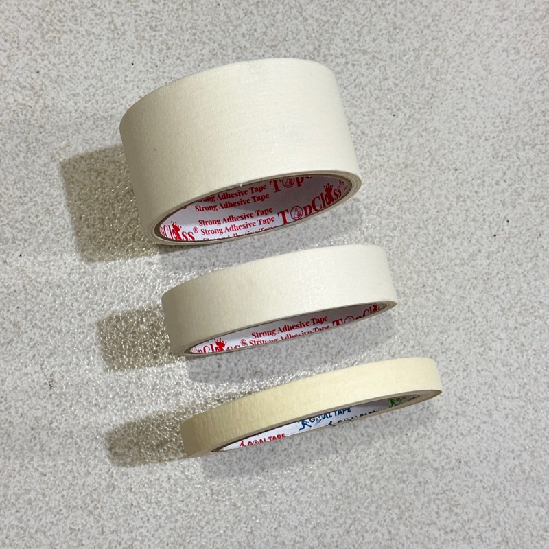 Jual Lakban Kertas 1/2 , 1 , 2 INCH / 1.5cm 2.5CM & 4.5cm / Masking ...