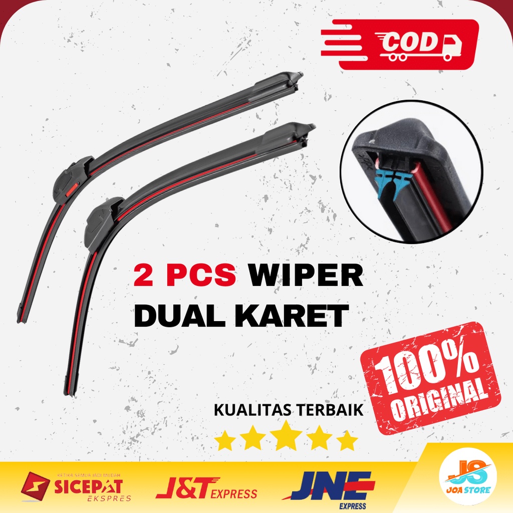 Jual Wiper Dual Karet - Hyundai Palisade - Wiper Frameless Dual Blade Model Karet Ganda 1 Set ...