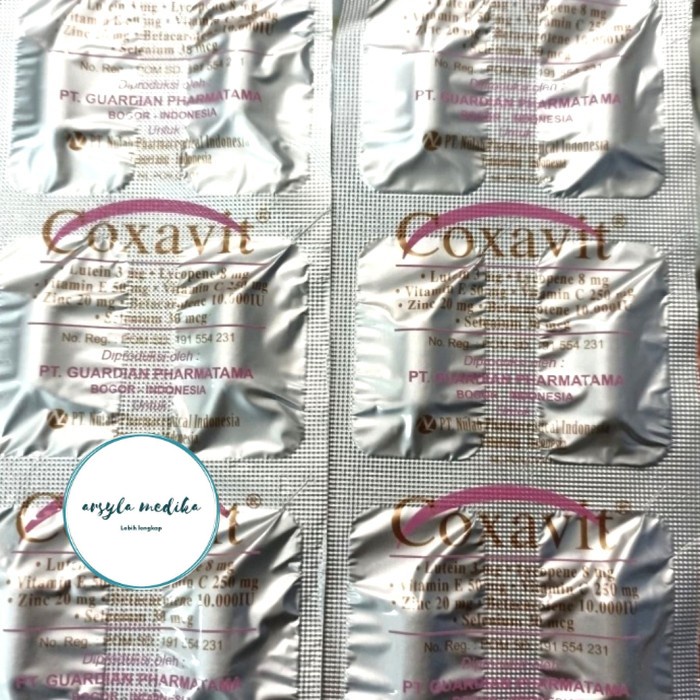 Jual murah COXAVIT Multivitamin - Strip 6 Kaplet originale | Shopee ...