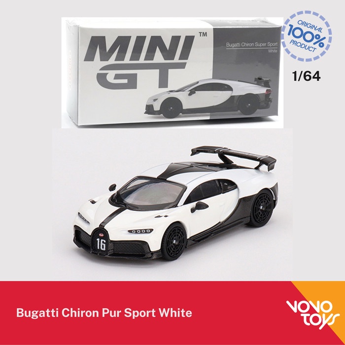 Jual MiniGT 569 Bugatti Chiron Pur Sport White Mini GT | Shopee Indonesia