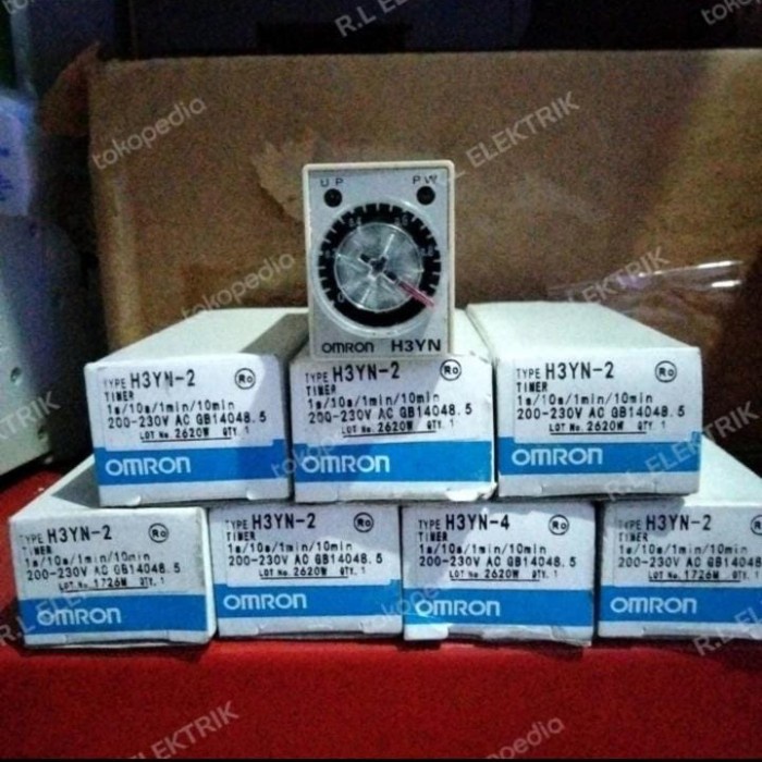 Jual timer Omron 8pin Type H3YN-2 & H3YN-4 200-230V AC | Shopee Indonesia