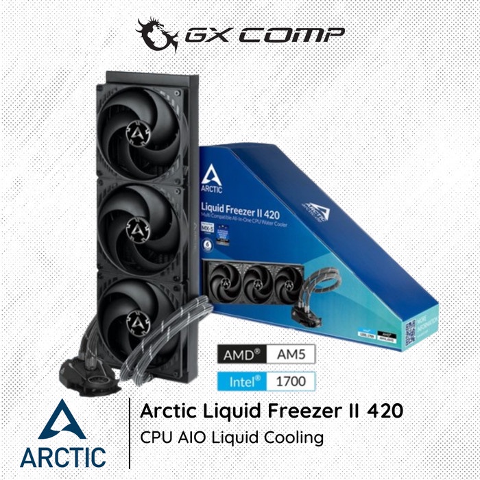 Jual Arctic Liquid Freezer II 420 | AIO 420mm CPU Liquid Cooler ...
