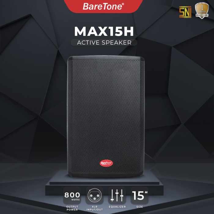 Jual Speaker Aktif BareTone max 15 H / max 15H / MAX15H Type 15 Inch | Shopee Indonesia