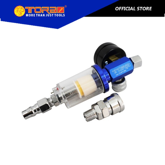 Jual TORA Spray Gun Air Regulator Filter 1/4 Inch - Saringan udara air ...