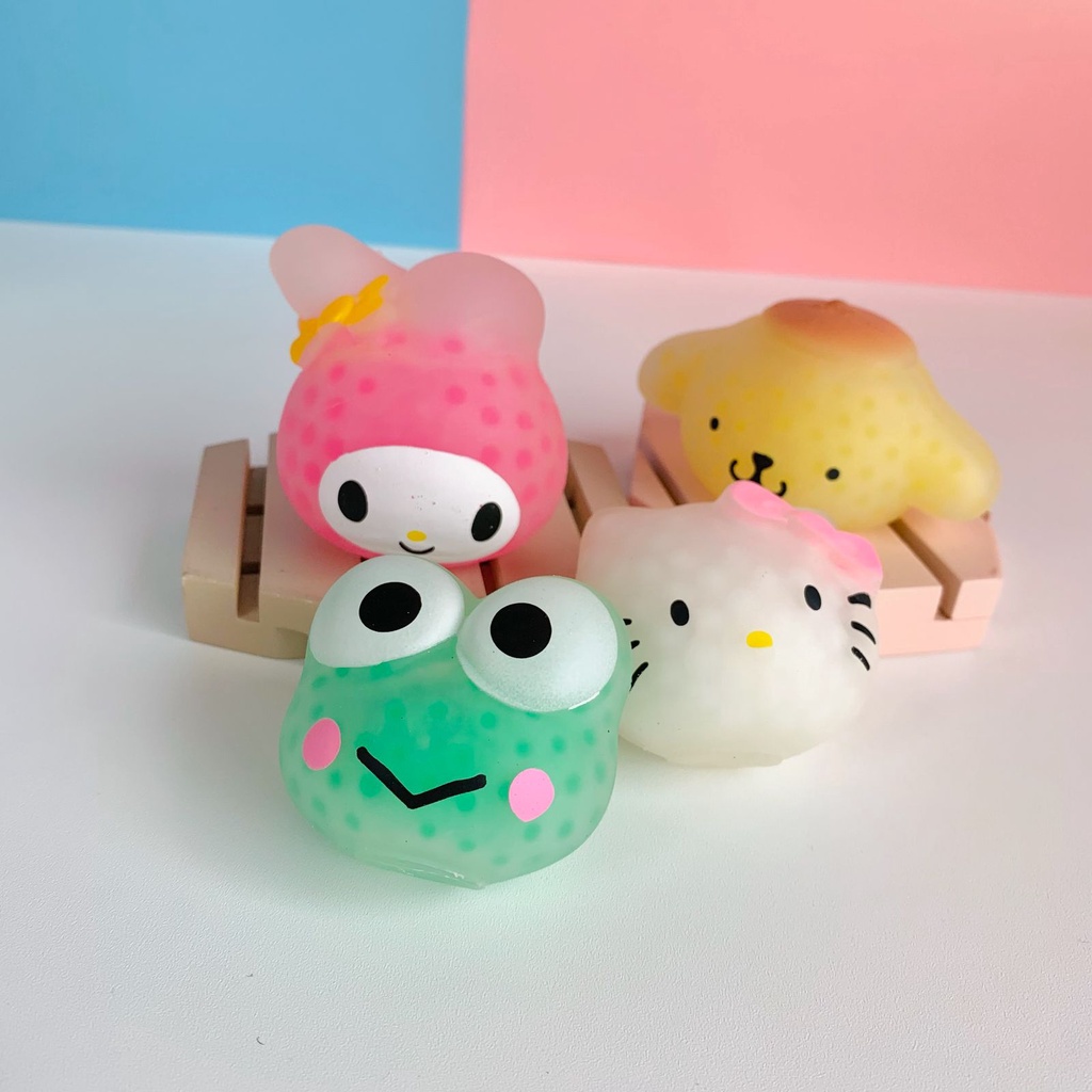 Jual CUTE CHARACTER HEAD SQUEEZE TOY kepala lucu waterbeads squeezy ...