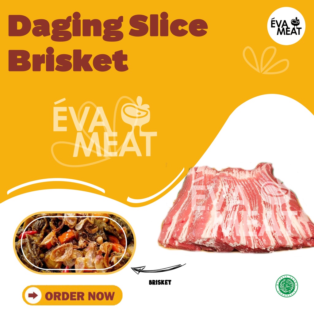 Jual COD daging slice AUS 500gr / brisket slice AUS / slice yoshinoya ...