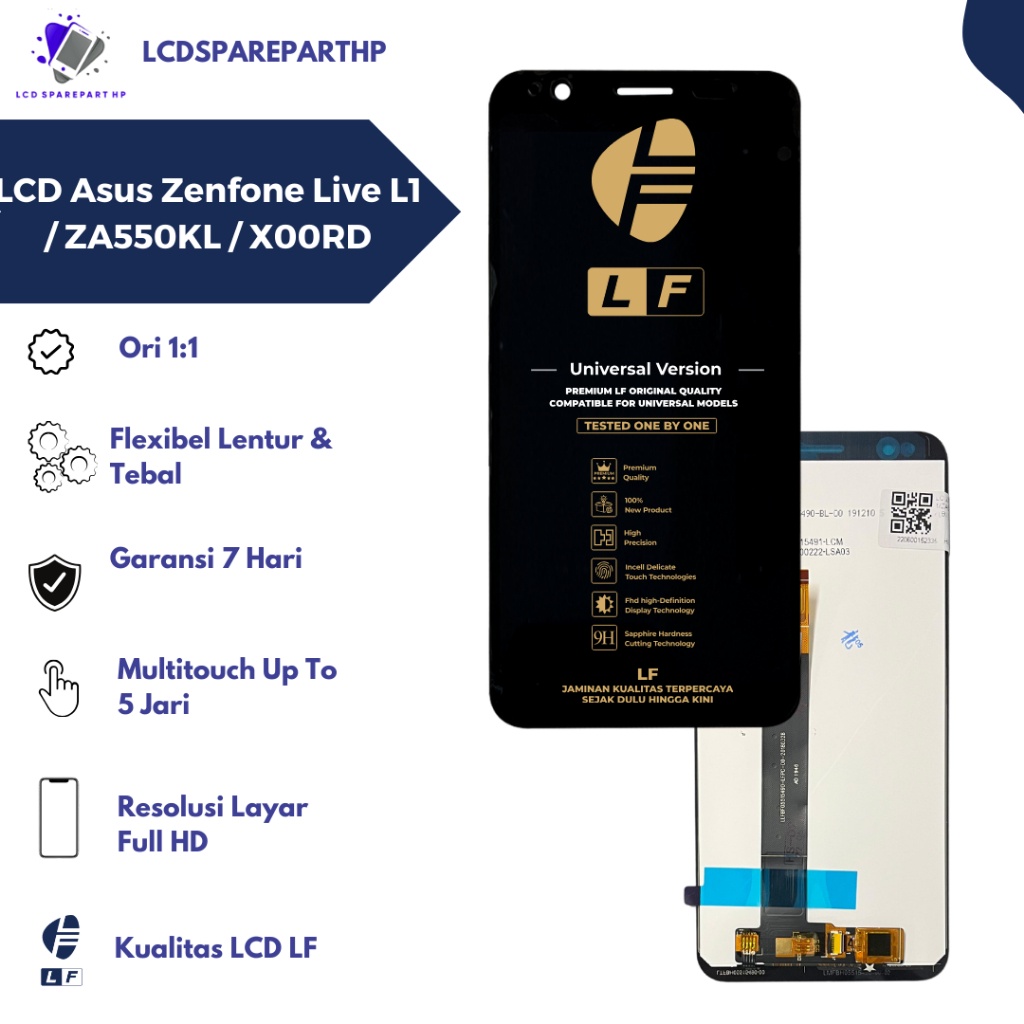 Jual LCD Asus Zenfone Live L1 / Za550Kl / X00Rd Fullset Touchscreen ...
