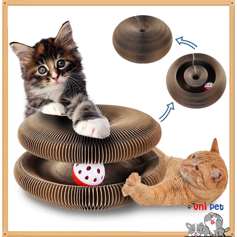 Jual mainan kucing/Cat Cardboard toy scratcher mainan kucing Panjatan ...