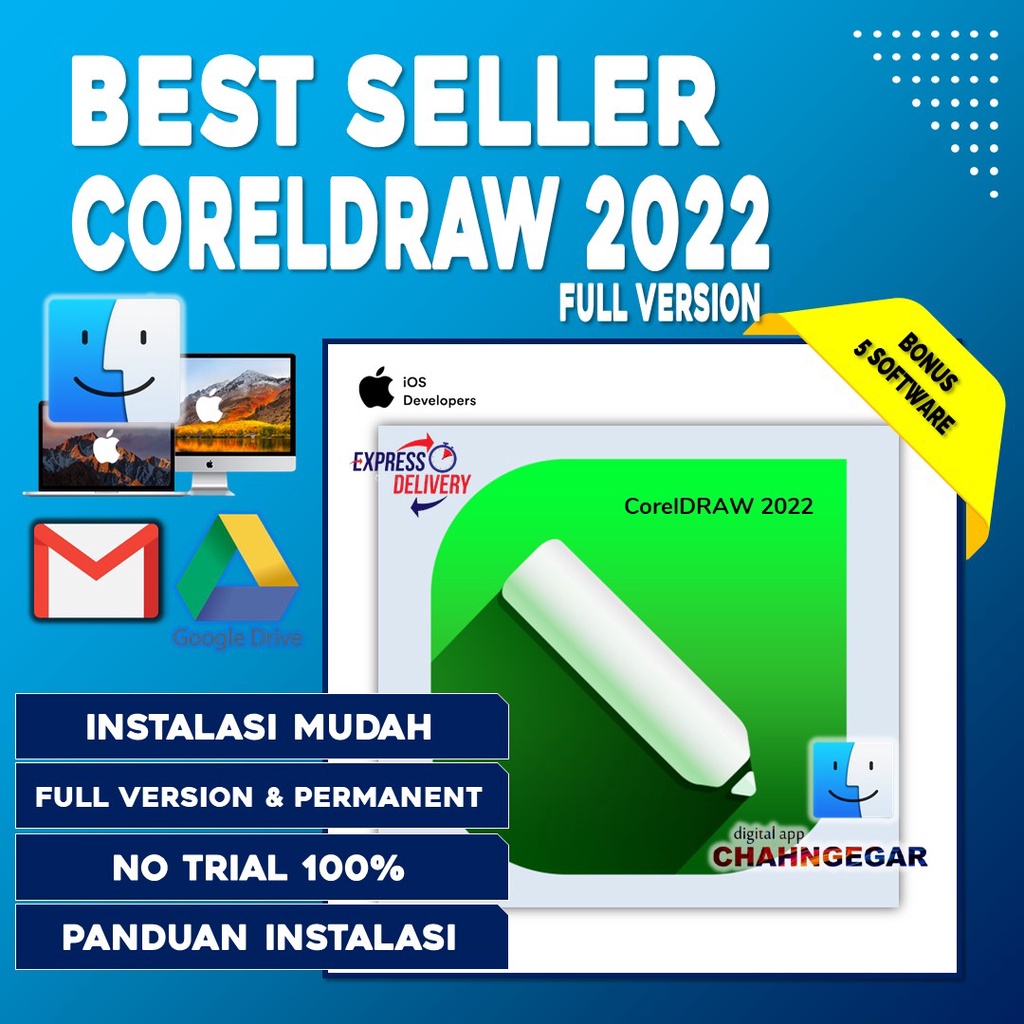 Jual CorelDraw 2022 Mac Full Versi Monterey BigSur Catalina Corel DRAW ...