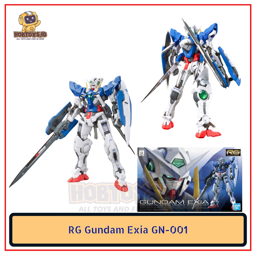 Jual RG GN-001 Gundam Exia | Shopee Indonesia