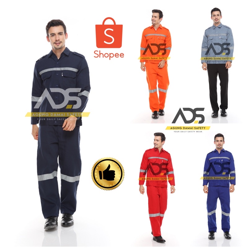 Jual Safety Setelan Wearpack Safety / Wearpack Setelan / Wearpack Baju ...