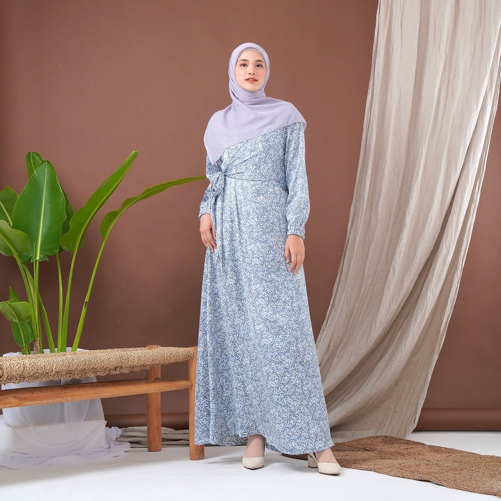 Jual Le Khari Haura Gamis Cotton Silk Gamis Busui Size S - XL | Shopee ...