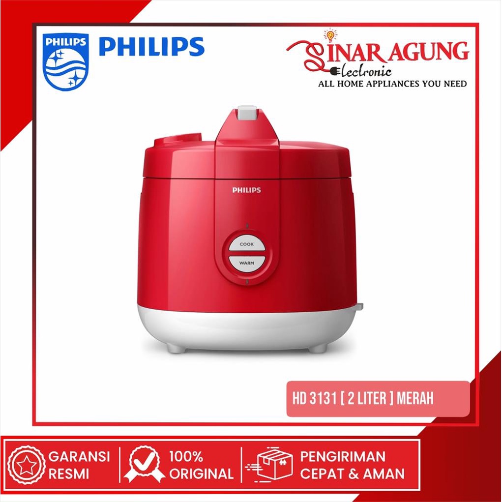 Jual [COD] MAGIC COM / RICE COOKER PHILIPS HD3131 / HD-3131 / HD 3131 ...