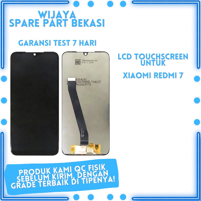 Jual LCD TOUCHSCREEN XIAOMI REDMI 7 INCELL BLACK | Shopee Indonesia