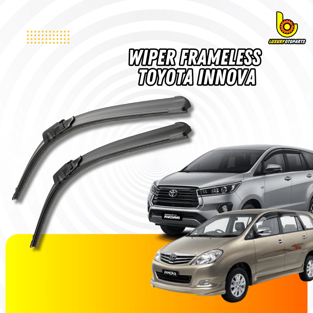 Jual Wiper Mobil Depan Frameless Toyota Kijang Innova / All New Innova ...