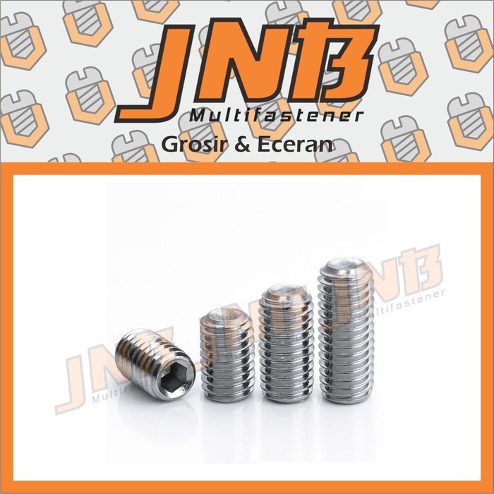 Jual Baut L Socket Stainless M8 x 8 L Set Screw Tanam Tanpa Kepala 304 | Shopee Indonesia