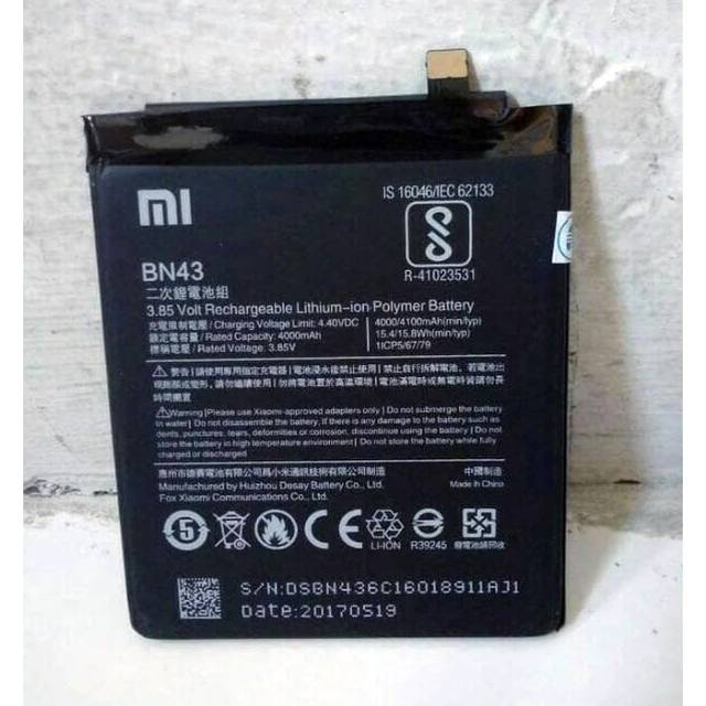 Jual Battery Original Xiaomi Redmi Note 4x BN-43 Batrai BN43 Note4x BN ...
