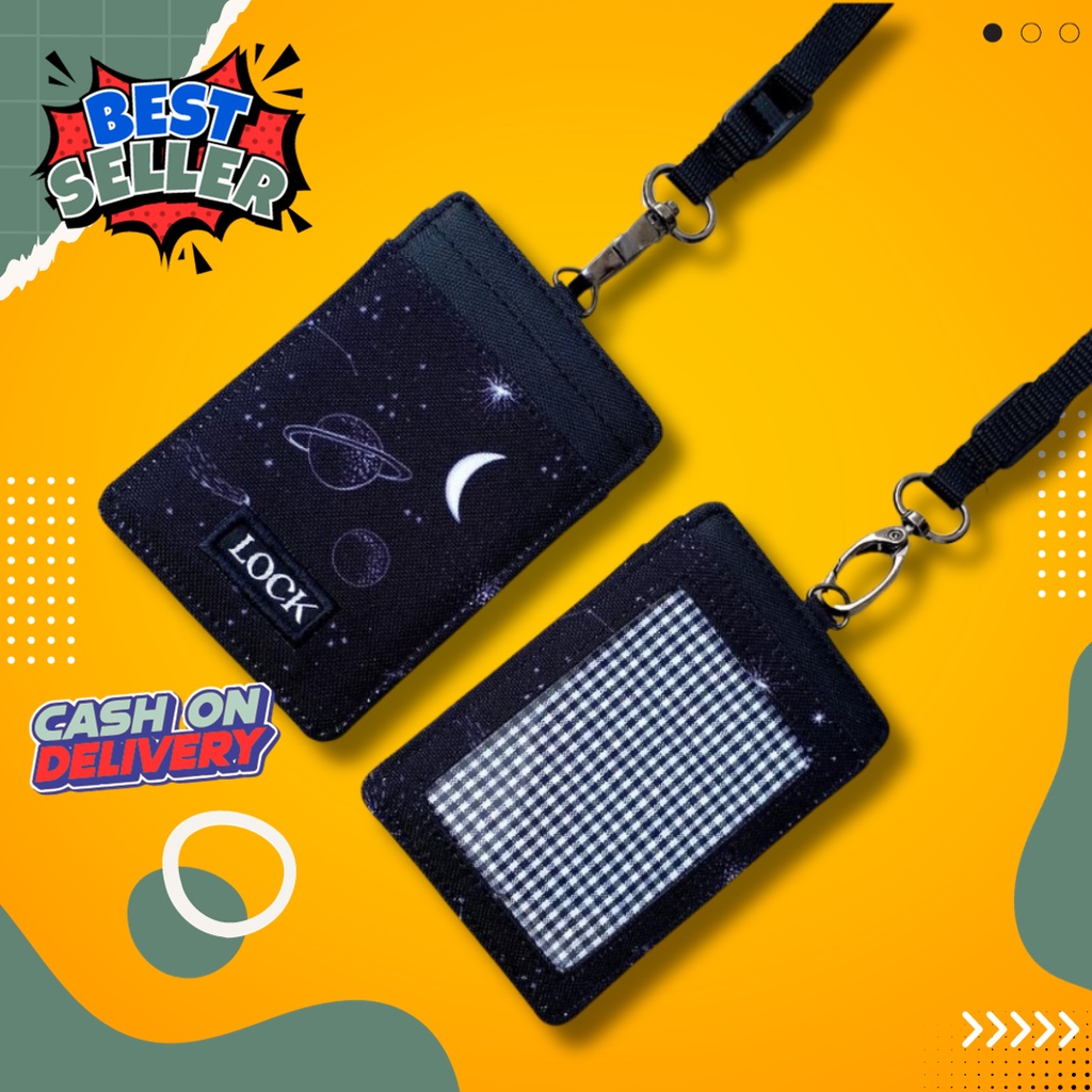 Jual Gantungan ID Card Kantor Kasual Kalung Name Tag Holder Lanyard ...