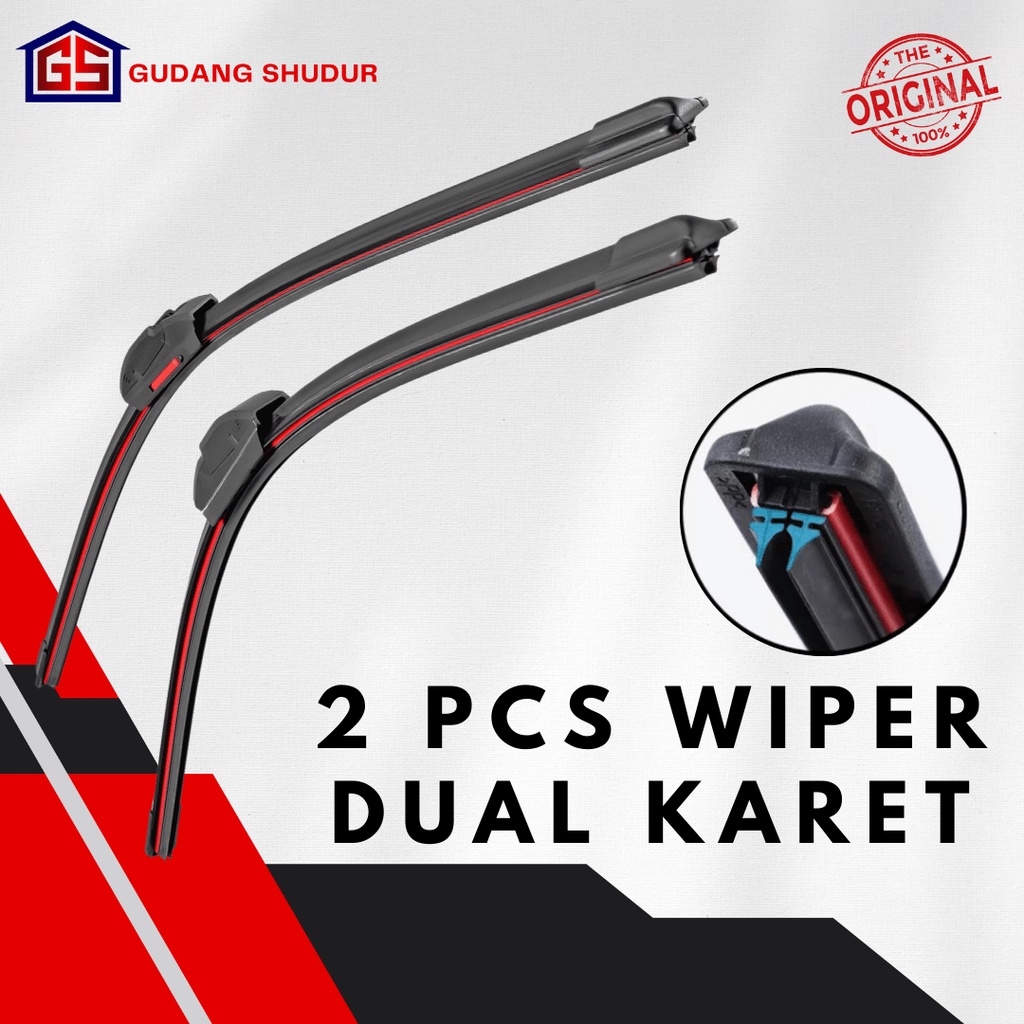 Jual Wiper Dual Blade Toyota Rush / All New Rush Full Karet Sepasang ...