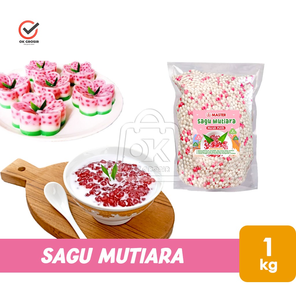 Jual Sagu Mutiara Merah Putih / Sago Pearl (1 Kg) | Shopee Indonesia