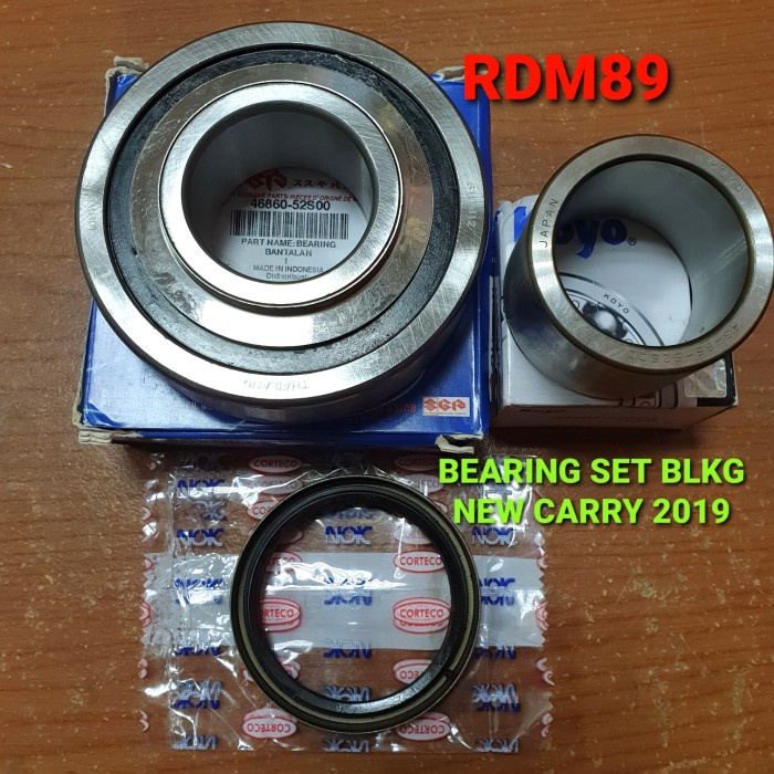Jual BEARING RODA BELAKANG SET SUZUKI CARRY NEW 2019 BEARING +CONES+SEAL | Shopee Indonesia