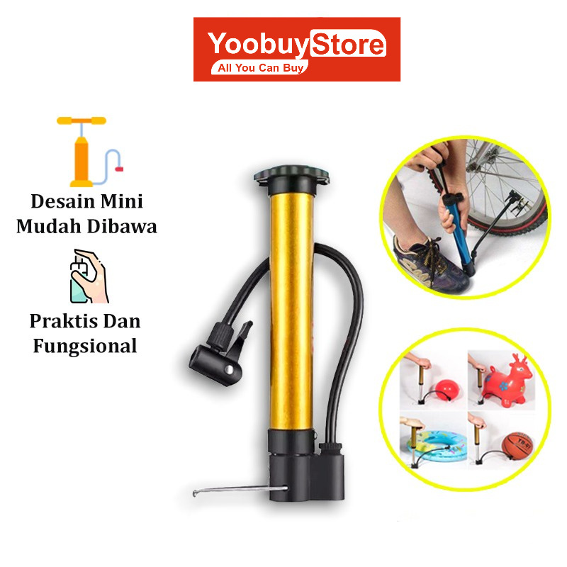 Jual Pompa Angin Mini Portable Hidrolis Pompa Ban Mini Sepeda Motor ...